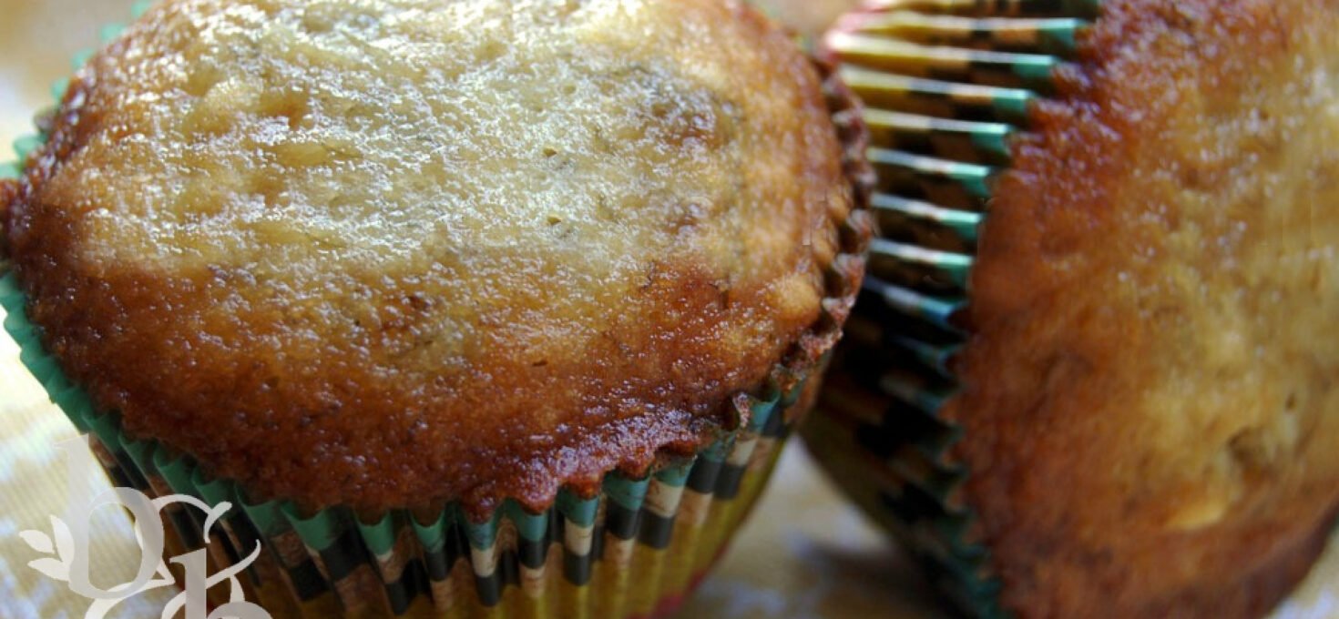 Banana Sour Cream Muffins - Biscuits and Basil
